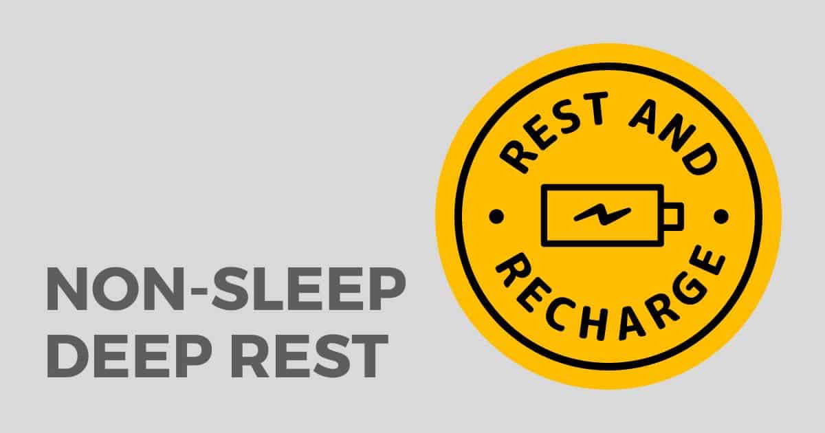 Non-sleep deep rest:10 minut k dostatku energie